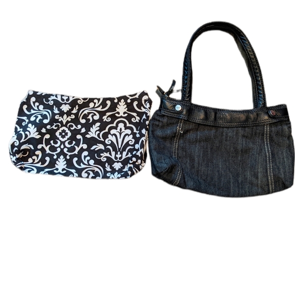 thirty-one | Bags | Thirtyone Denimprint Shoulder Bag Purse | Poshmark